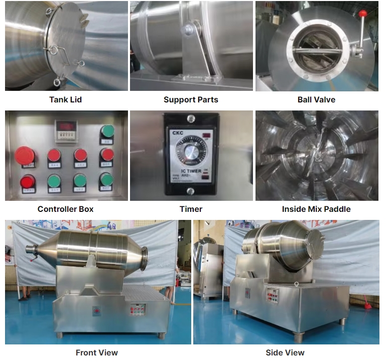 Two-dimensional mixing machine - PRODUCT